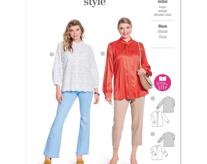 Misses' Blouse Burda Style Sewing Pattern 6632 Uncut, FF - Etsy