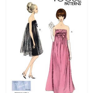 Misses Special Occasion Dress Vogue Sewing Pattern V1885 Uncut, FF - Etsy