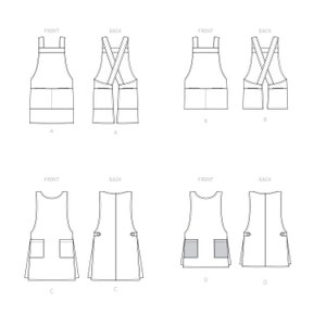 Misses Aprons Simplicity Sewing Pattern S9409 Uncut, FF - Etsy