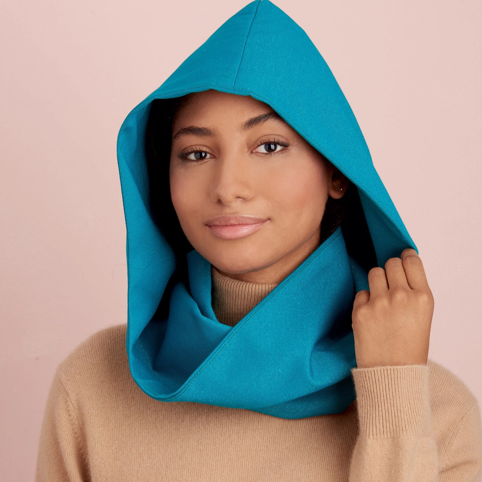 Hat and Mask Sets, Hooded Infinity Scarf and Mask Simplicity Sewing ...