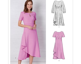 New Look Sewing Pattern 6553 Misses' Dress in Two Lengths - Etsy