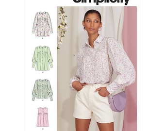 Misses Tops Simplicity Sewing Pattern S9782 Uncut, FF - Etsy