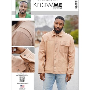Men's Jacket Know Me Sewing Pattern ME2036 Uncut, FF - Etsy