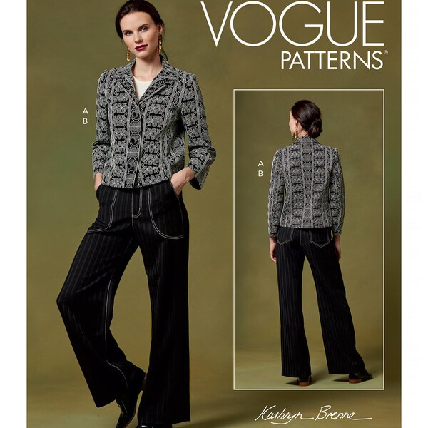 Vogue Jacket Pattern - Etsy