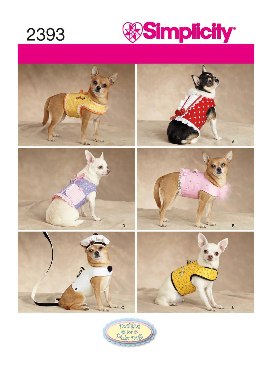 Dog Clothes Simplicity Sewing Pattern 2393 Uncut, FF - Etsy