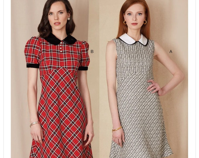 Misses Lined Raglan-sleeve Jacket and Funnel-neck Dress Vogue Sewing ...