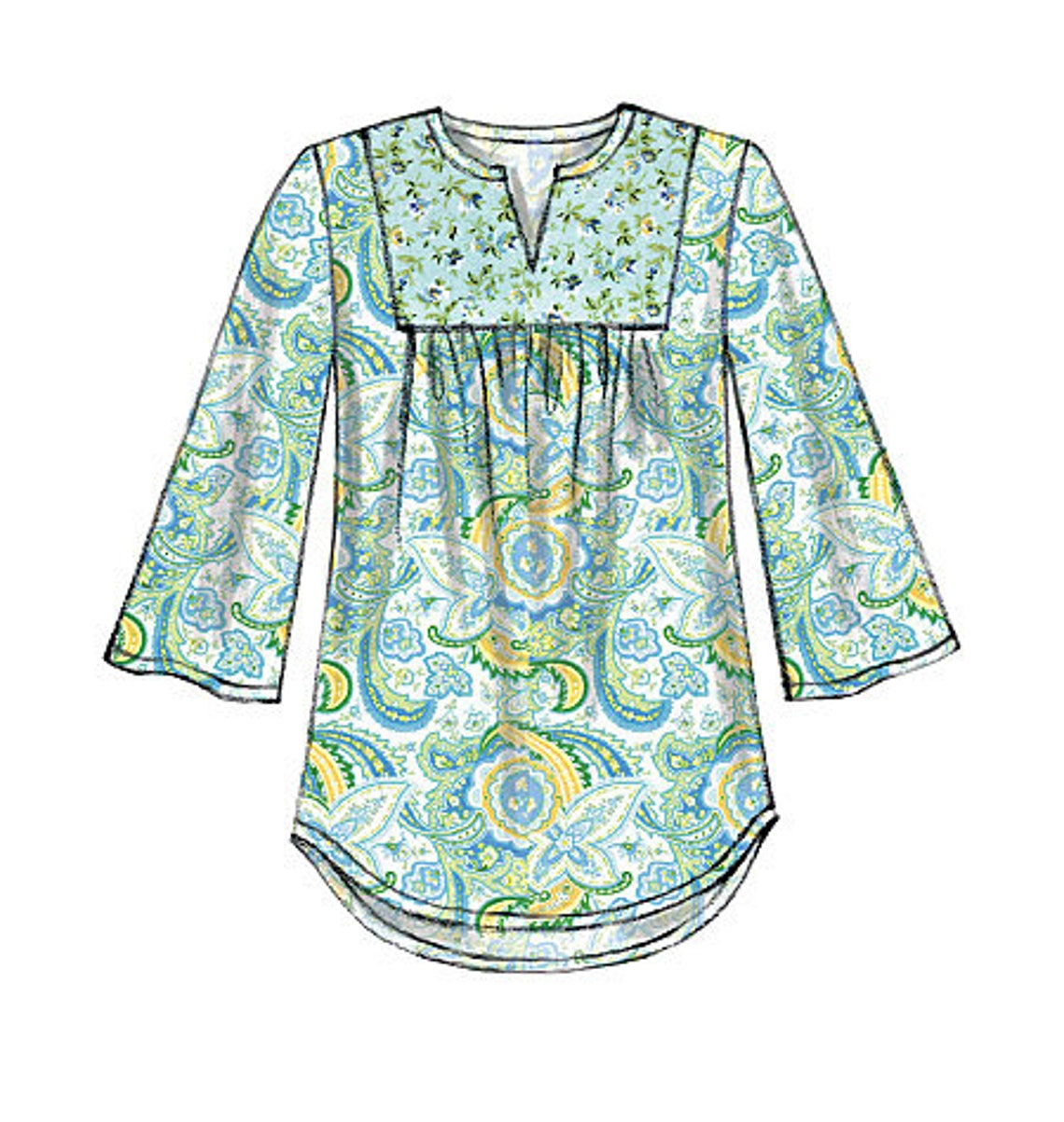 Misses' Notch-neck or Keyhole Tops Mccall's Sewing - Etsy