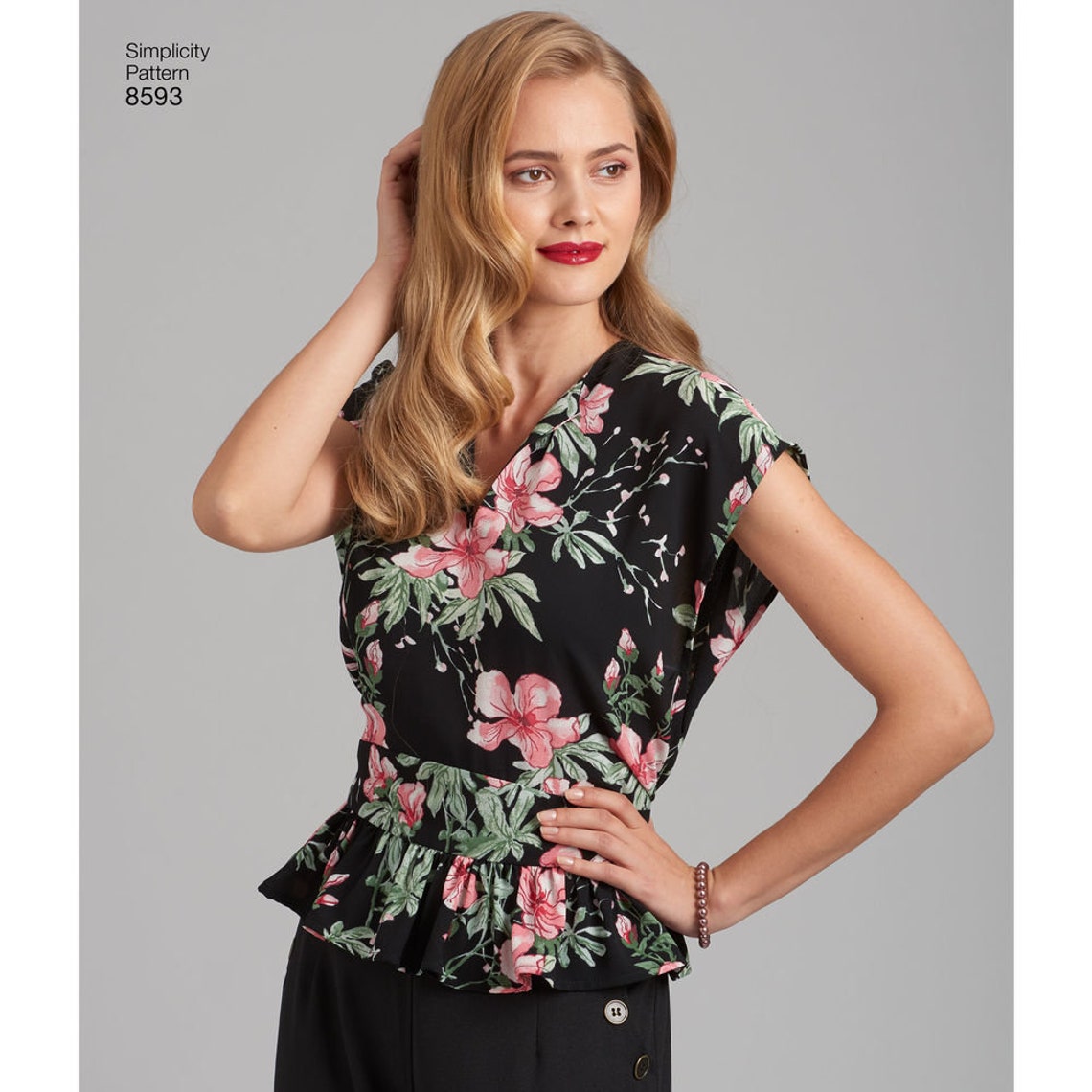 Misses' Vintage Poncho Blouses Simplicity Sewing Pattern | Etsy