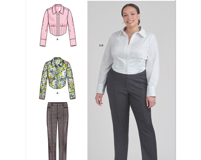 Misses Pull-on Pants Simplicity Sewing Pattern S8922 - Etsy