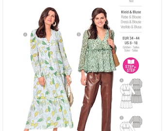 Misses' Blouse Burda Style Sewing Pattern 6632 Uncut, FF - Etsy