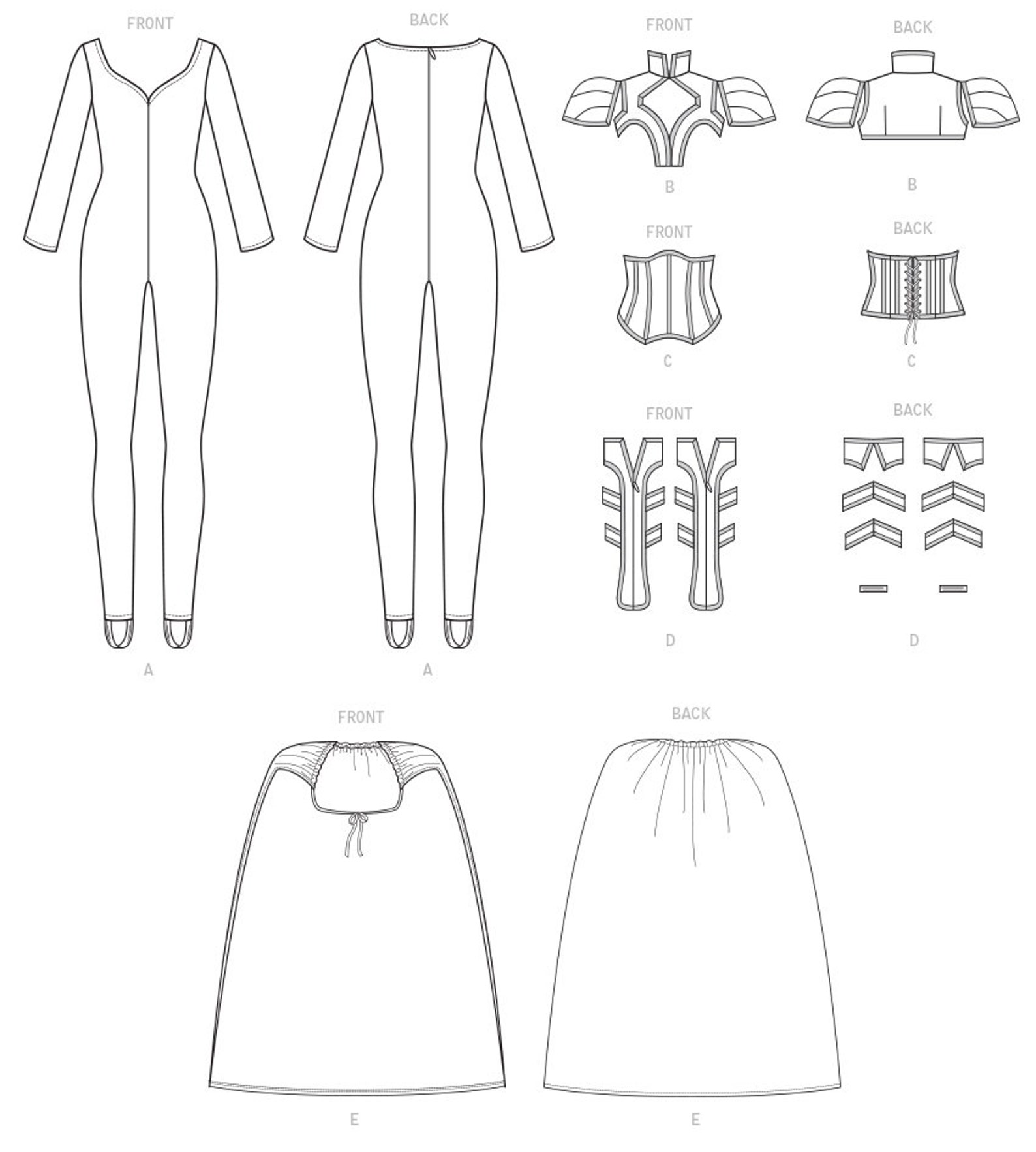 Misses' Costume Mccall's Sewing Pattern M7793 - Etsy