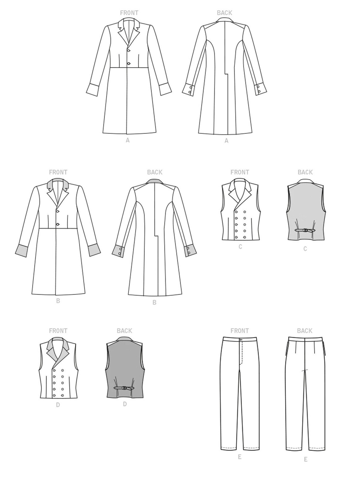 Men's Costume Mccall's Sewing Pattern M8185 Uncut, FF - Etsy