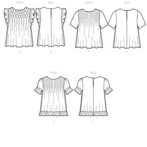 Misses Tops Mccall's Sewing Pattern M8325 Uncut, FF - Etsy