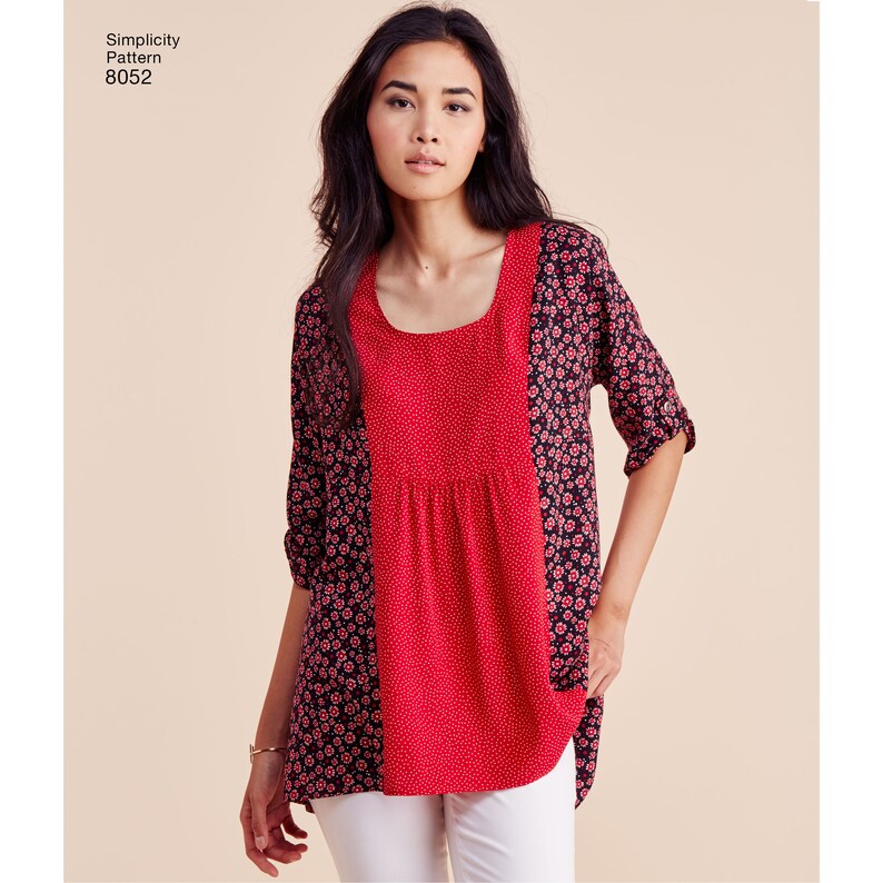 Misses' Easy-to-sew Tops Simplicity Sewing Pattern 8052 - Etsy