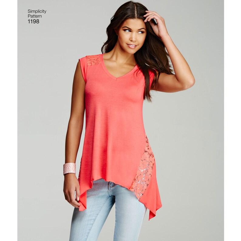 Misses' Knit Tops in Two Styles Simplicity Sewing Pattern - Etsy