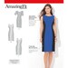 Misses' & Plus Size Amazing Fit Dress Simplicity Sewing Pattern 1586 ...