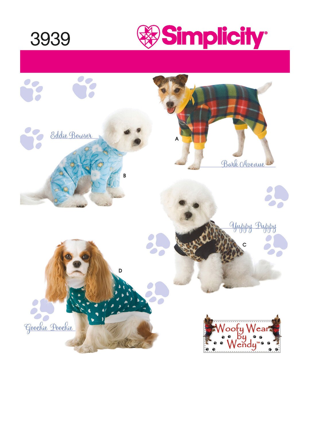 Dog Clothes Simplicity Sewing Pattern 3939 Uncut, FF - Etsy