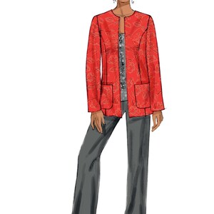 Misses'/women's Open-front Jackets, Dress, Skirt and Pants Butterick ...