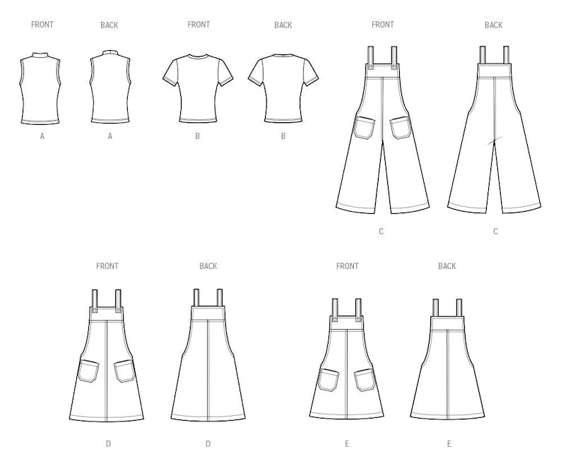 Misses' Knit Tops, Overalls and Jumper by Elaine Heigl Designs ...