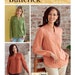Misses Top Butterick Sewing Pattern B6856 Uncut, FF - Etsy