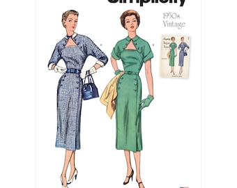 Misses Super Jiffy Wrap and Tie Pantskirt Simplicity Sewing Pattern ...