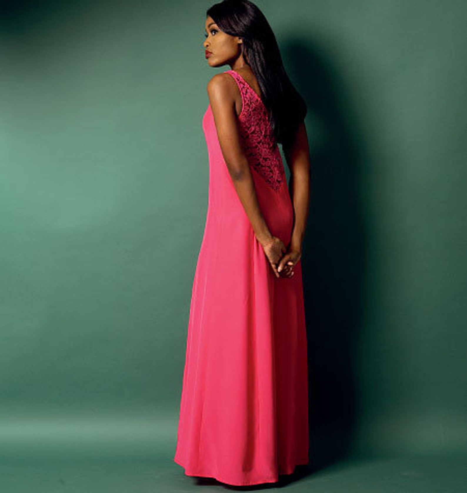 Misses Side-tie Robe, Top, Gown, Pants and Drawstring Bag Butterick ...