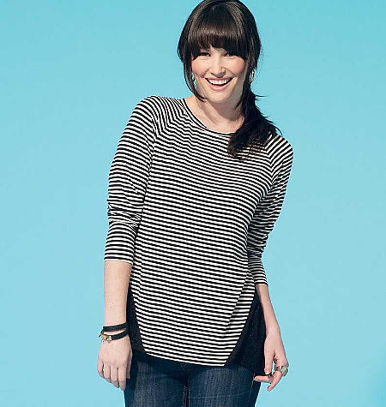 Misses' Raglan Sleeve Tops Mccall's Sewing Pattern - Etsy