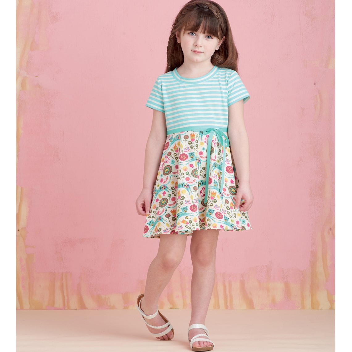 Children's and Girls Pullover Dresses Simplicity Sewing Pattern S9322 ...