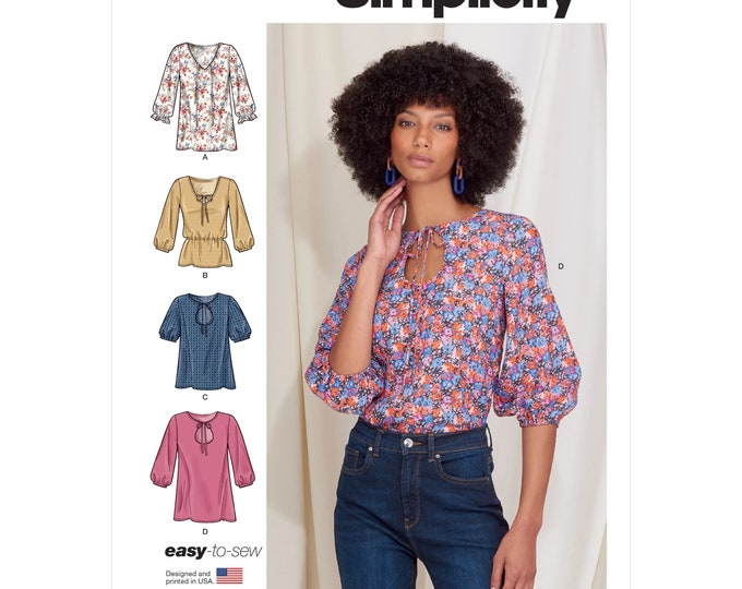 Misses Tunic, Top & Pull on Pants Simplicity Sewing Pattern S9113 Uncut ...
