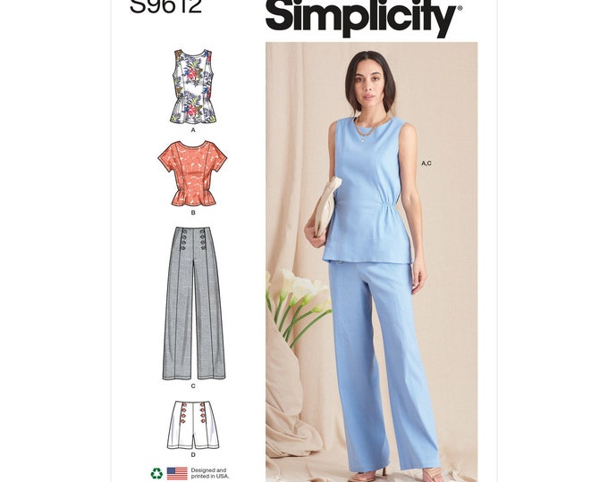 Misses' Tops Simplicity Sewing Pattern S8880 - Etsy