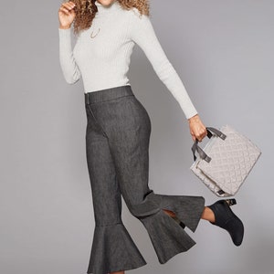 Misses' Pants With Flounce Variations and Sash Mccall's Sewing Pattern ...