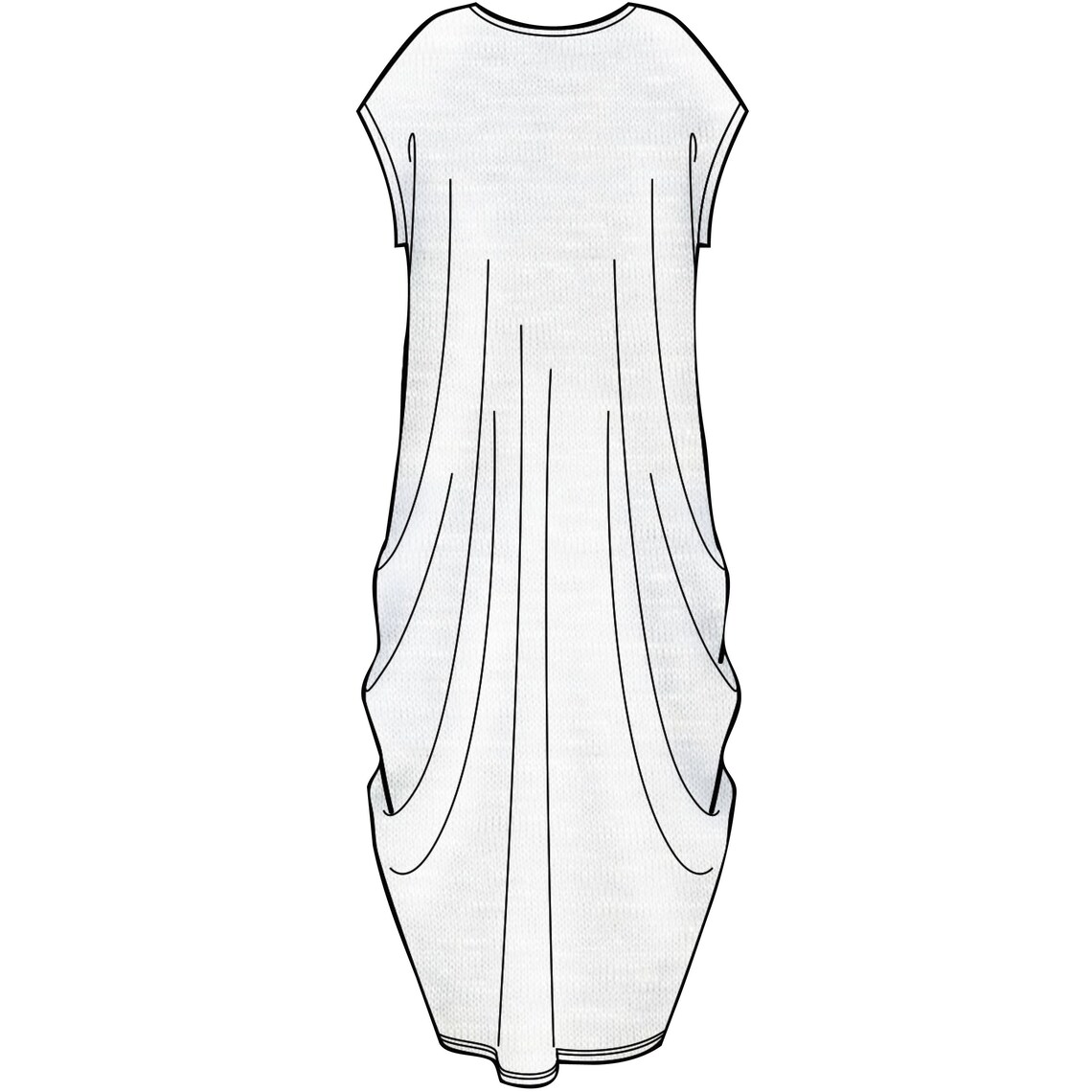 Misses' Knit Caftans Simplicity Sewing Pattern S8911 | Etsy