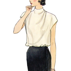 Misses Blouse Vogue Sewing Pattern V1902 Uncut, FF - Etsy