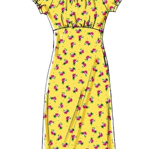 Misses Empire-waist Dresses Mccall's Sewing Pattern M7116 Uncut, FF - Etsy