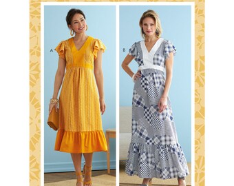 Misses' Dresses Butterick Sewing Pattern B6722 - Etsy