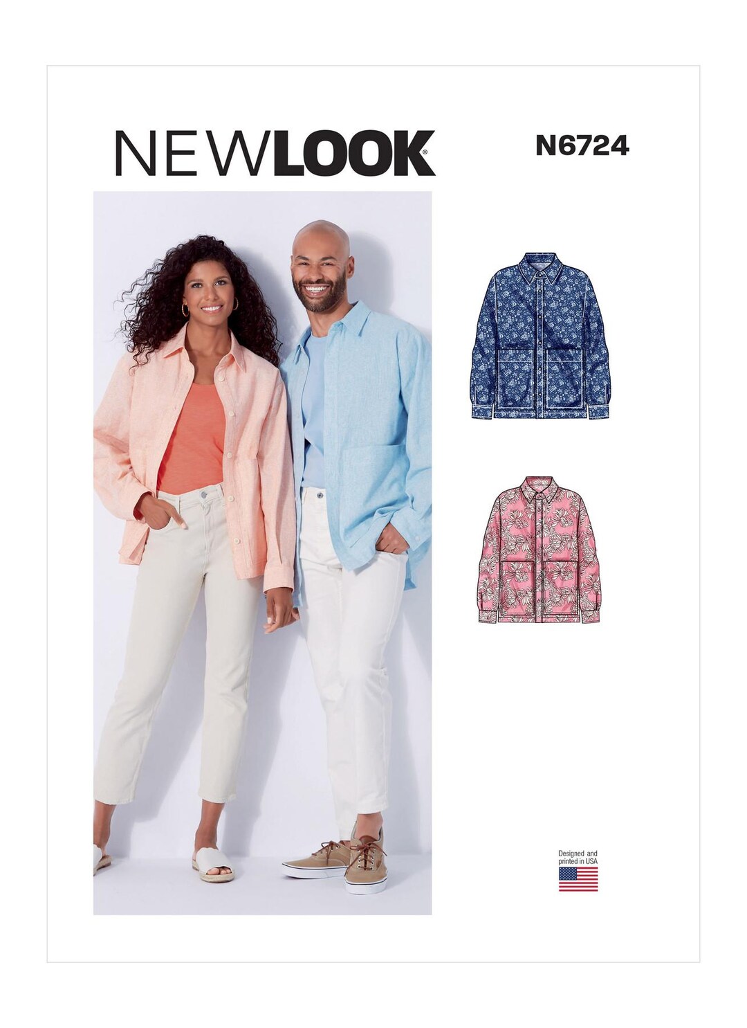 Unisex Shirt New Look Sewing Pattern N6724 Uncut, FF - Etsy