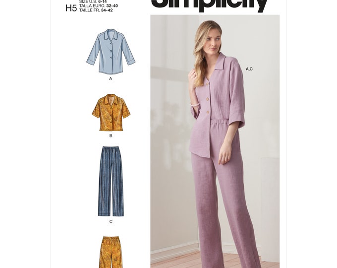 Misses' Tops Simplicity Sewing Pattern S8880 - Etsy