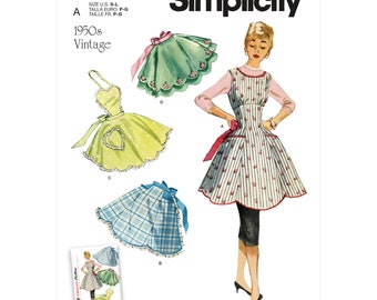 Misses Aprons Simplicity Sewing Pattern S9409 Uncut, FF - Etsy