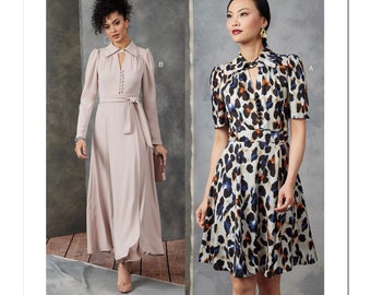 Misses' Dress Vogue Sewing Pattern V9346 - Etsy