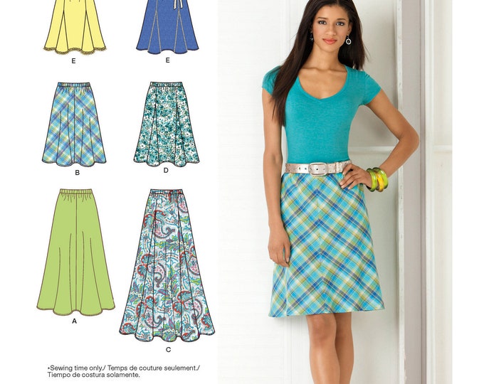 Misses Skirts Simplicity Sewing Pattern S2184 - Etsy