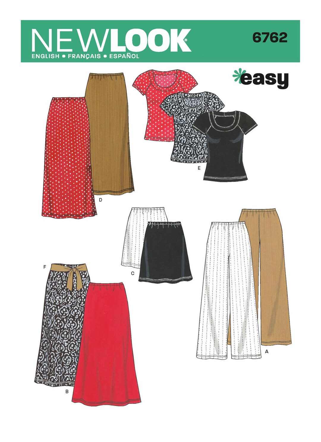 Misses' Separates New Look Sewing Pattern N6762 Uncut, FF - Etsy