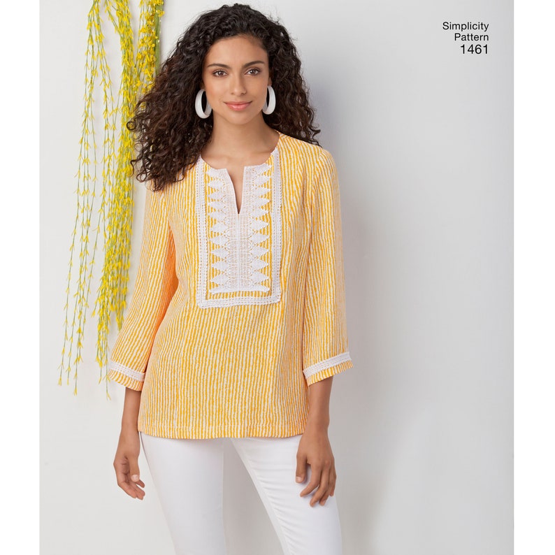 Misses & Plus Size Tunic Simplicity Sewing Pattern 1461 Uncut, FF - Etsy