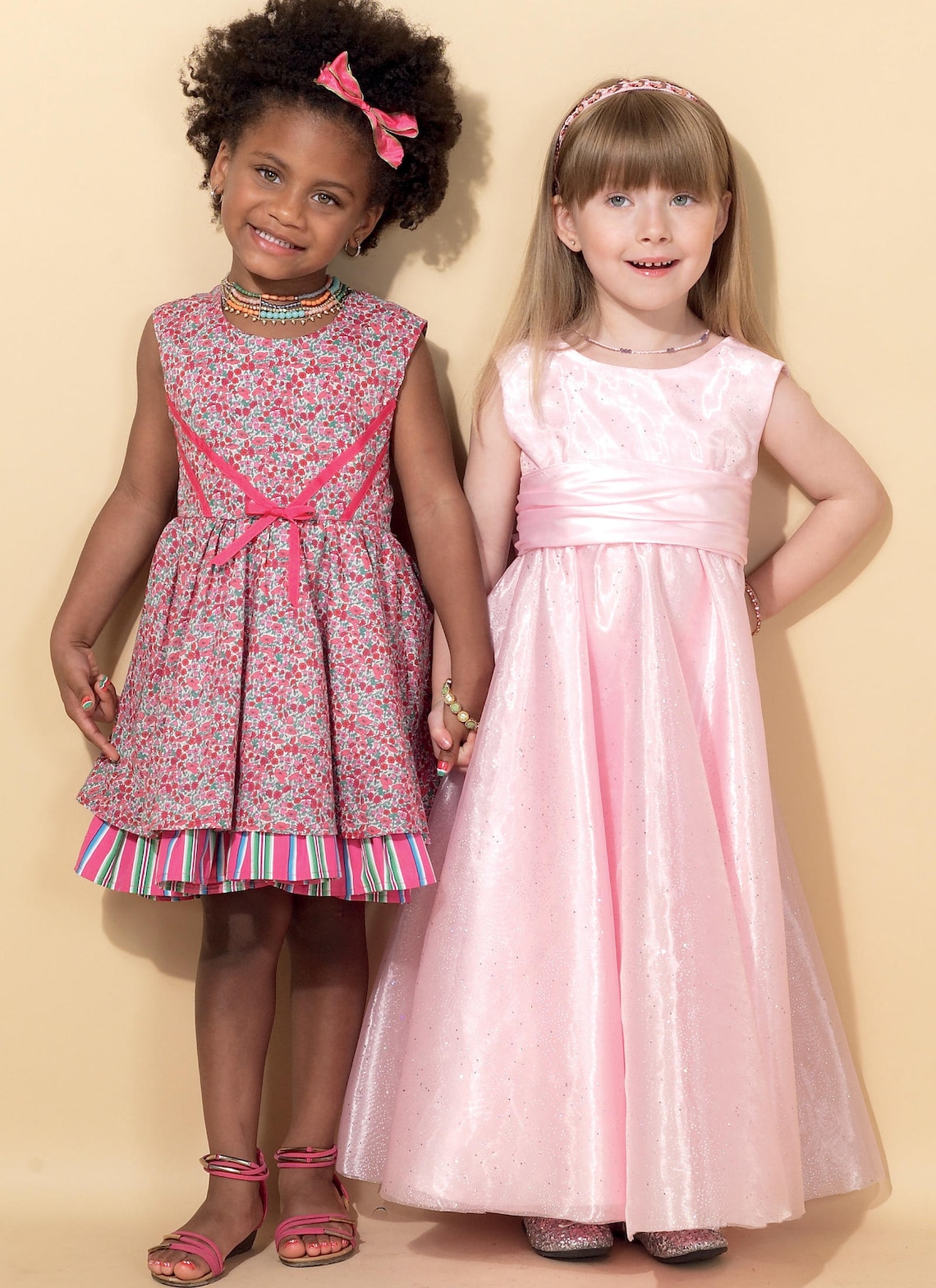 Children's/Girls' Sleeveless Dresses and Belt | Etsy