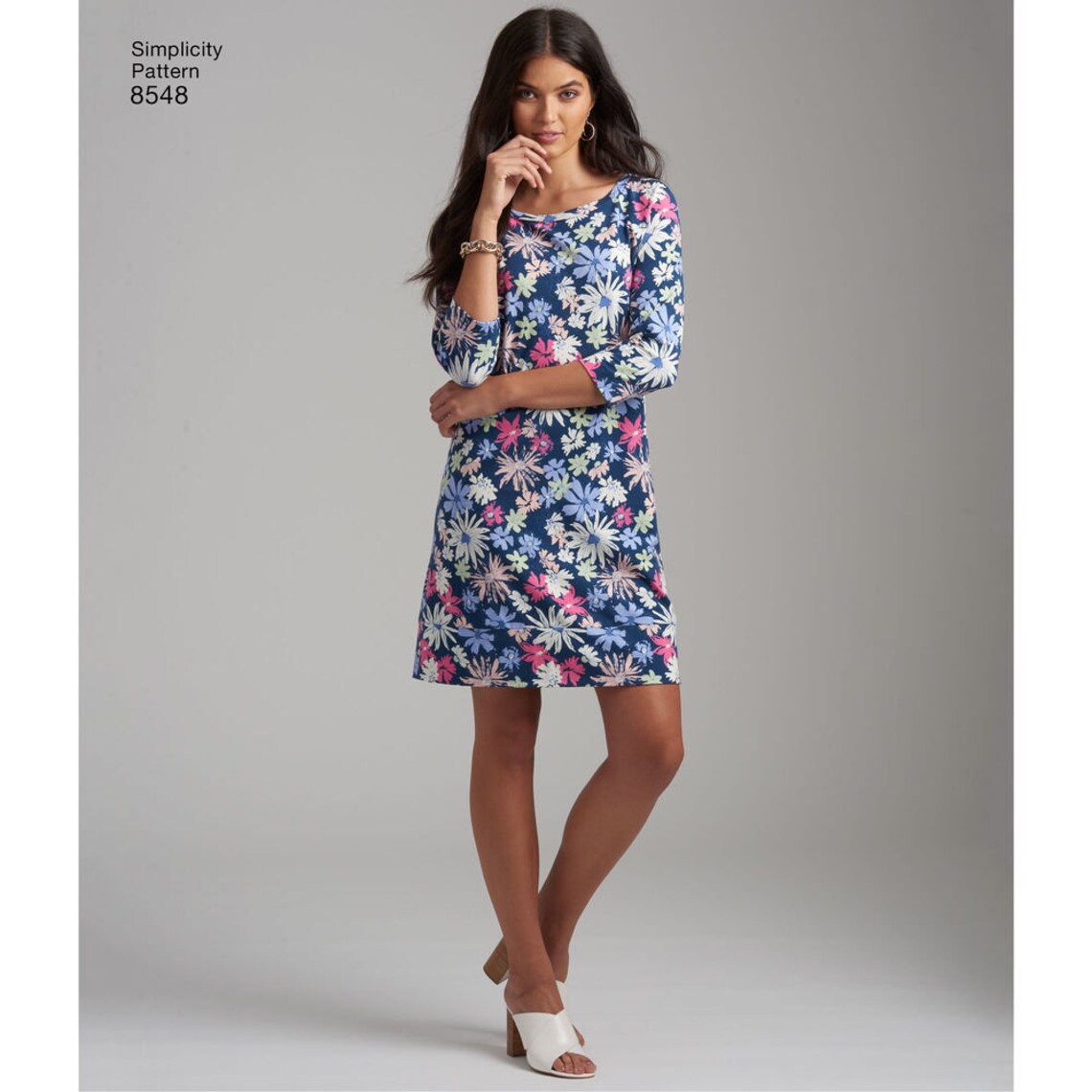 Misses' Knit Dress Simplicity Sewing Pattern 8548 - Etsy