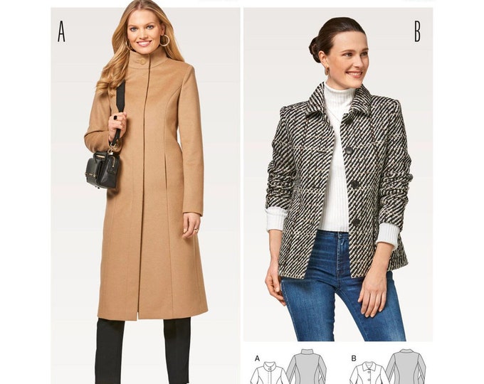Misses' Coats Burda Style Sewing Pattern 6461 Uncut, FF - Etsy