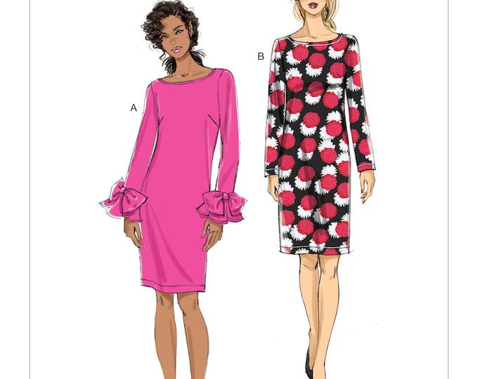 Misses Lined Raglan-sleeve Jacket and Funnel-neck Dress Vogue Sewing ...