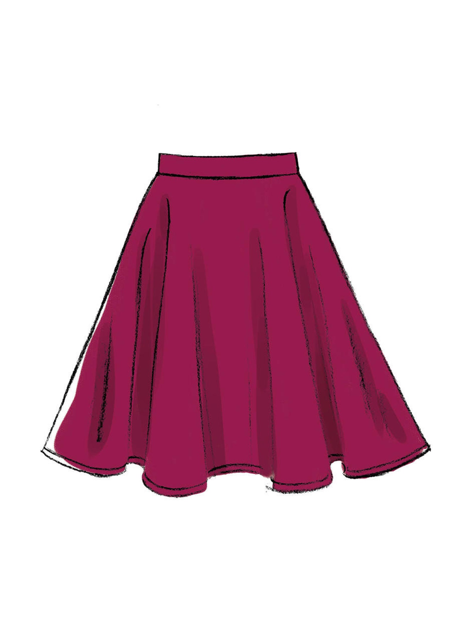 Misses' Flared Skirts Mccall's Sewing Pattern M7197 - Etsy