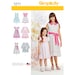 Child's and Girls' Dress in Two Lengths Simplicity Sewing Pattern 1211 ...