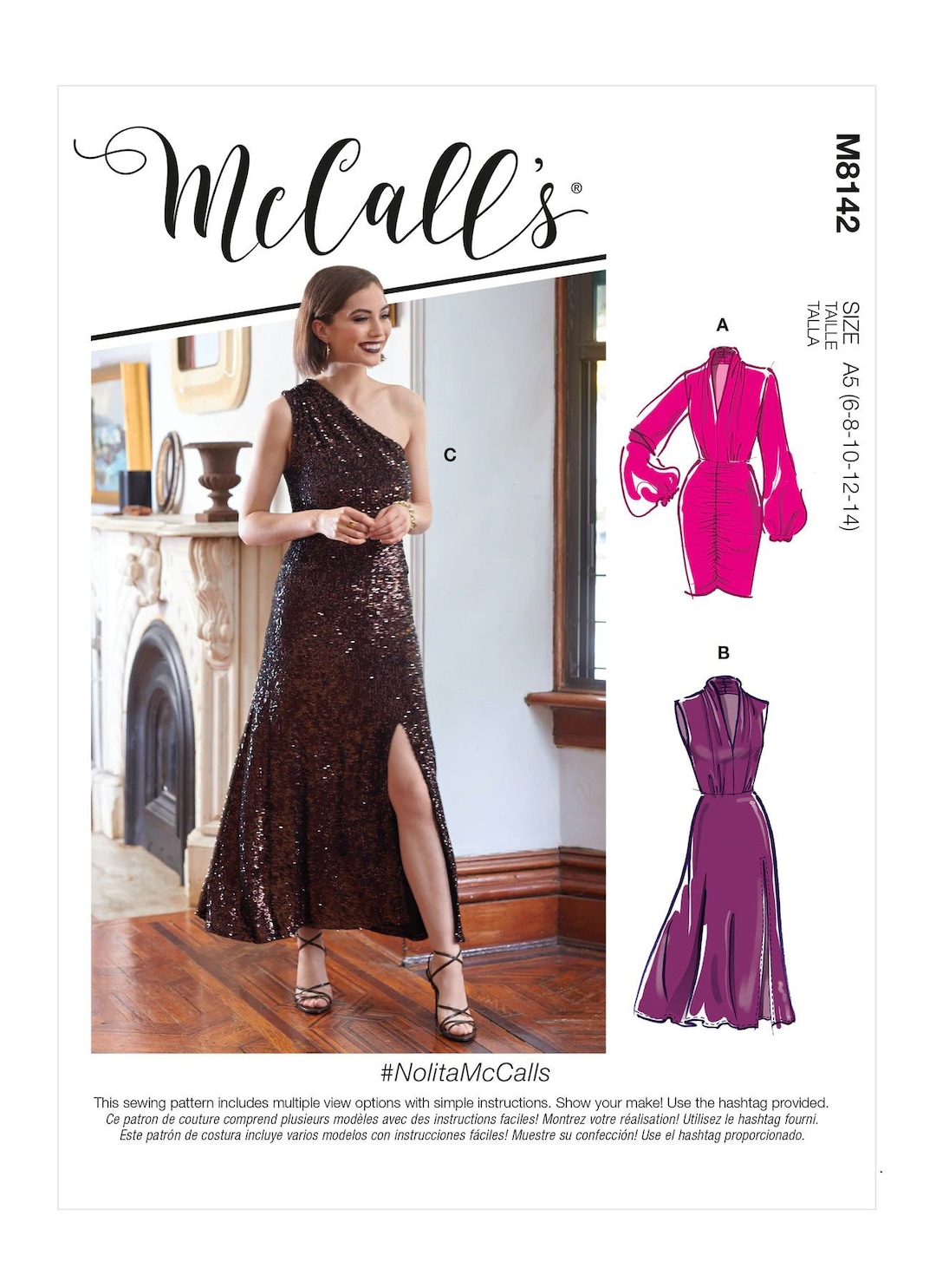 Misses Dresses Mccall's Sewing Pattern M8142 Uncut, FF - Etsy