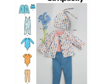 Babies' Layette Simplicity Sewing Pattern S9242 - Etsy